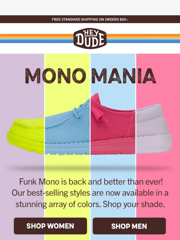 Hey Dude: Now available: More colorways in this fave🌈 | Milled