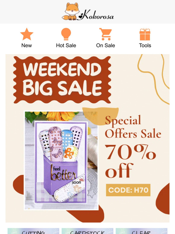 Kokorosa: 👀It's a WEEKEND DEAL frenzy! | Milled