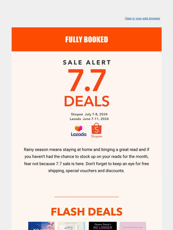 Fully Booked: Stock up your July TBR pile this 7.7 | Milled