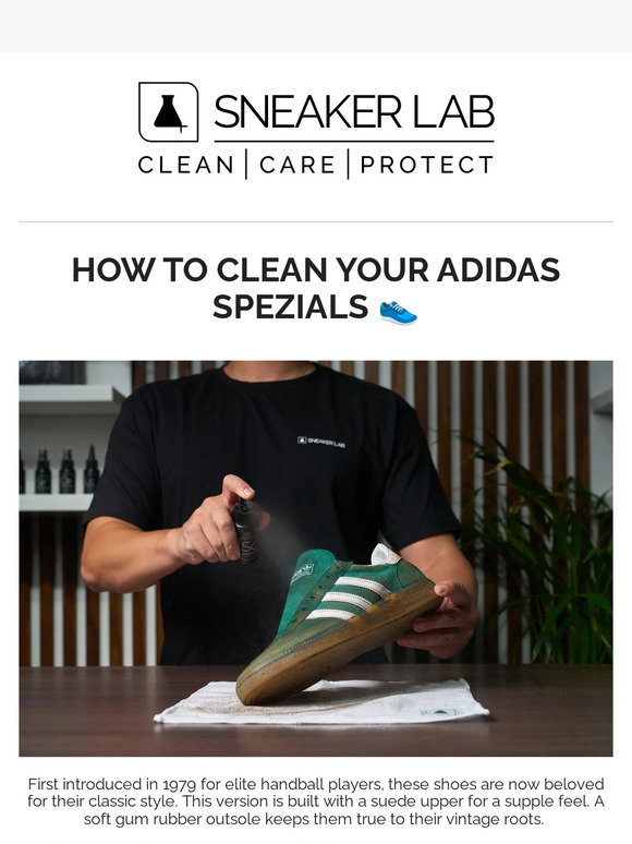 Sneaker LAB: How To Clean your Adidas Spezials 🌟 | Milled