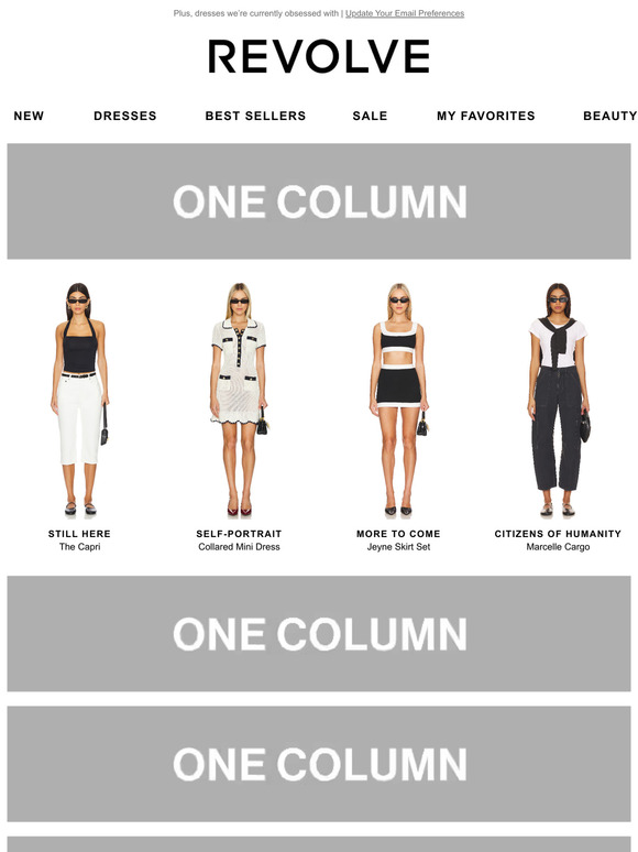 REVOLVE: The most classic color combo 🖤🤍 | Milled