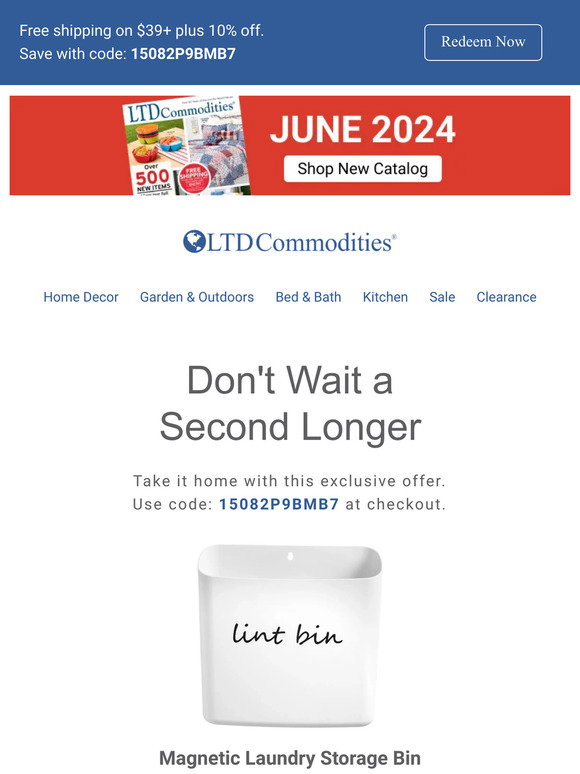 LTD Commodities: Take Another Look With Free Shipping | Milled
