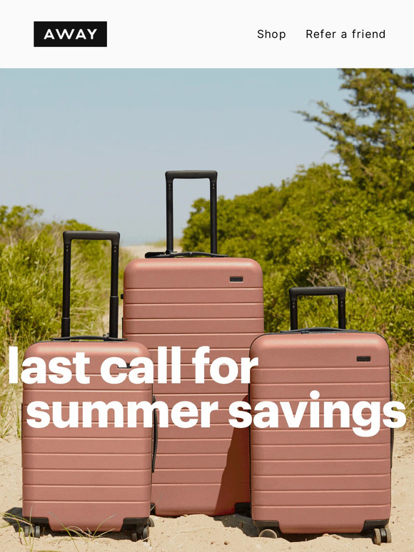 Away Email Newsletters: Shop Sales, Discounts, and Coupon Codes