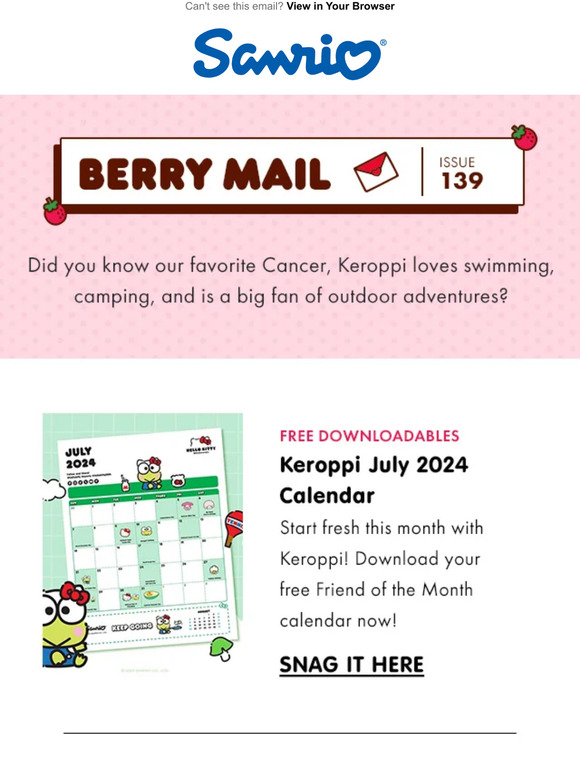 Hello Kitty Email Newsletters: Shop Sales, Discounts, and Coupon Codes