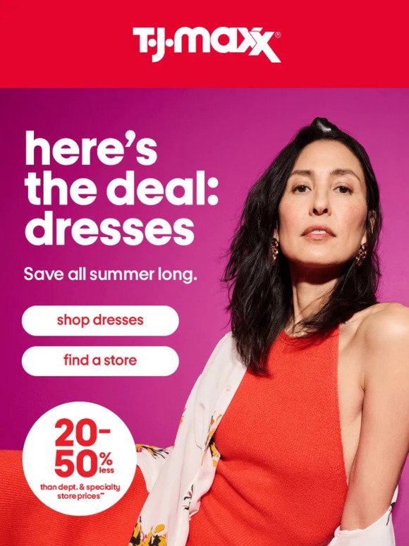 TJ Maxx: Serious dress savings inside 👀👗 | Milled
