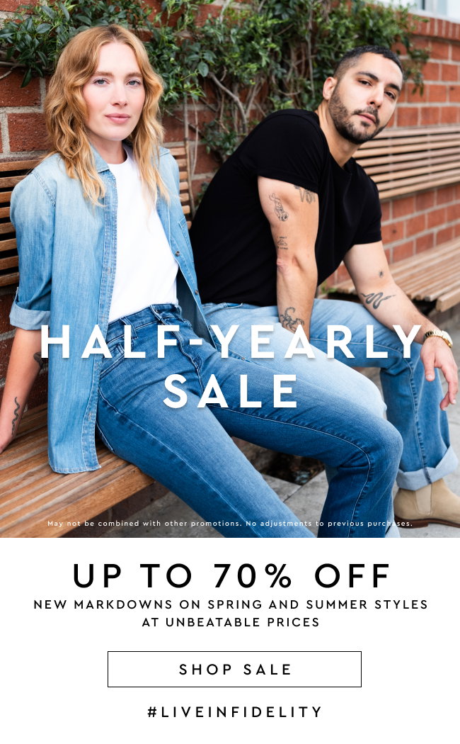 Fidelity Denim: Shop our Half-Yearly Sale Now | Milled