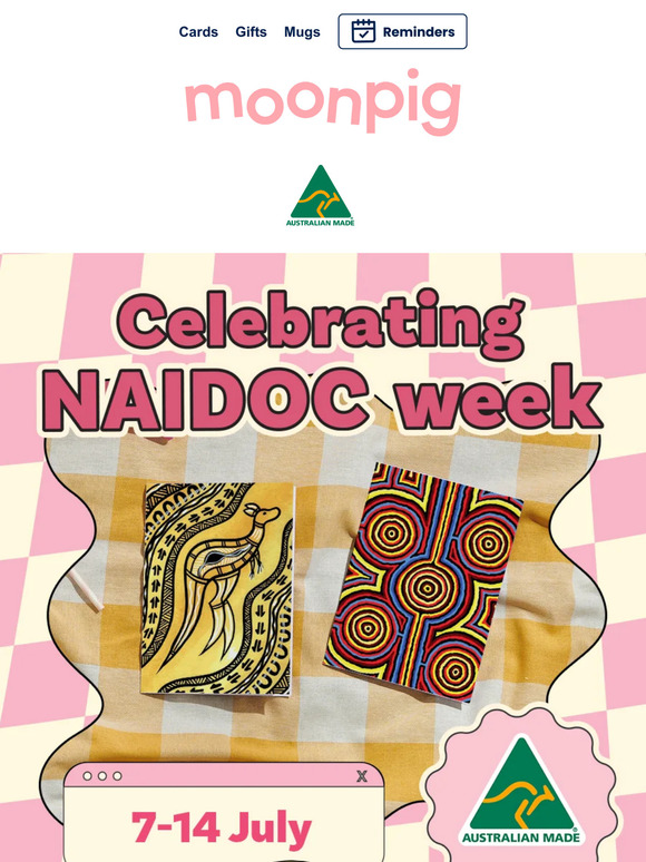 Moonpig: Celebrate NAIDOC Week with Australian-made Cards! 🌟 | Milled