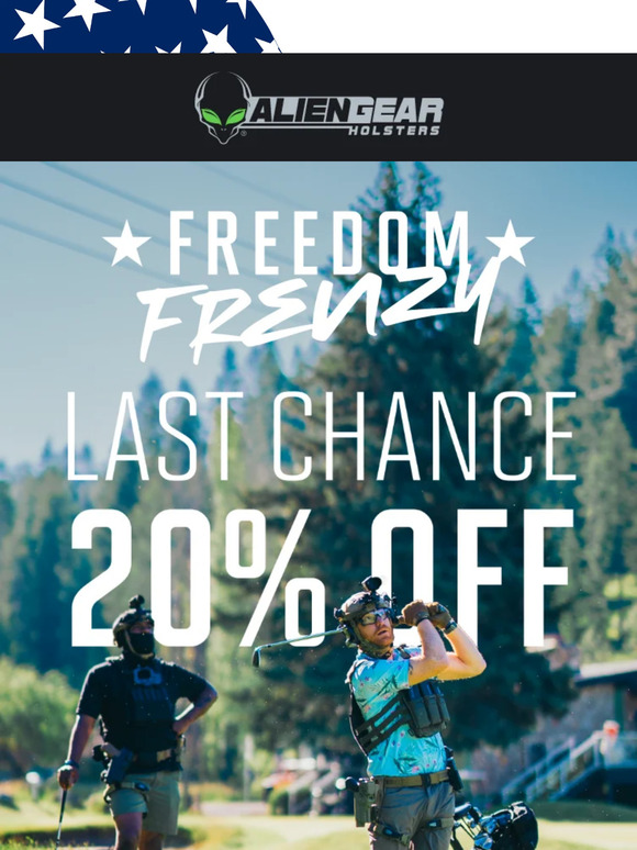 Alien Gear Holsters: Take a Mulligan—20% off Ends Today | Milled