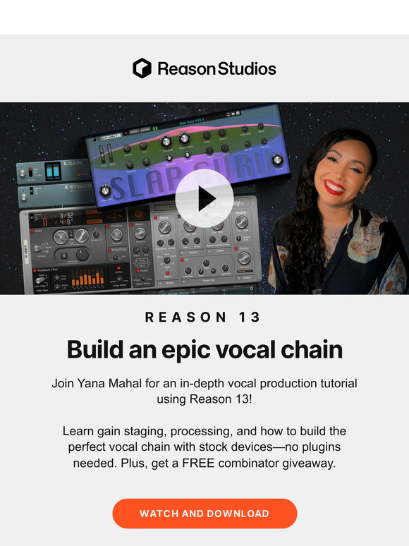 Reason Studios: Master vocal production with Yana Mahal in Reason 13 ...