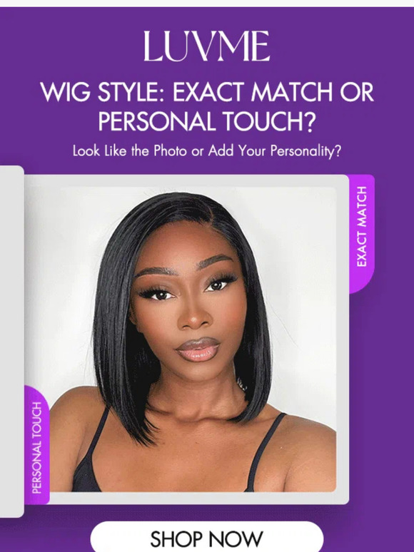 Luvme Hair: Want your wig to match the photo or show your style? | Milled