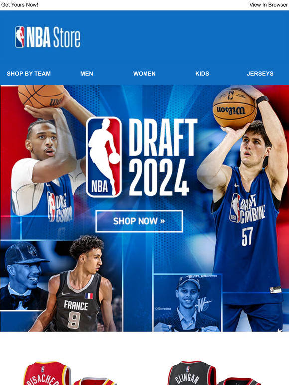 NBA Store: 2024 NBA Draft Jerseys: The Next-Generation Await! | Milled