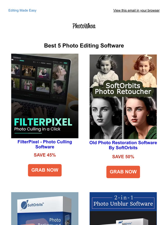 photowhoa: Top Editing Software | Milled