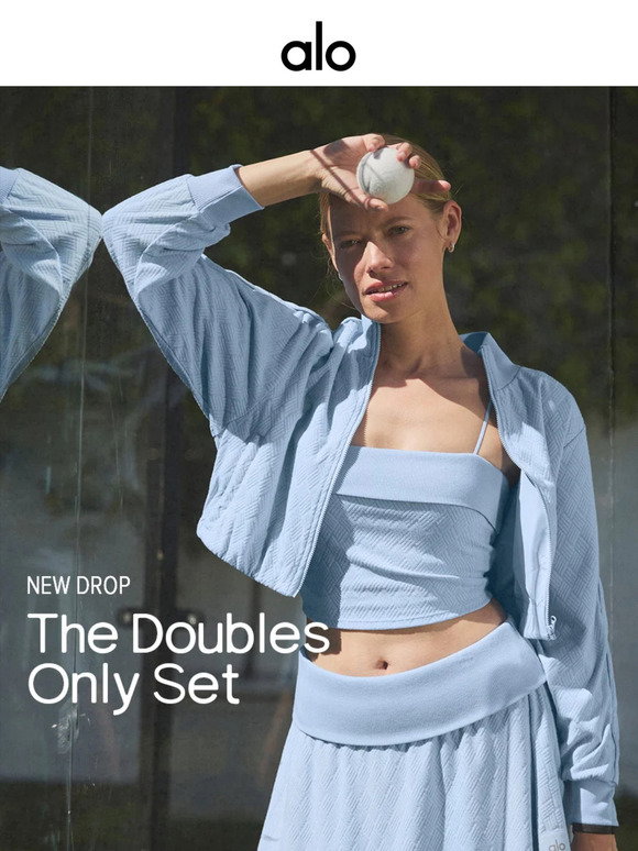 Alo Yoga: NEW DROP: THE DOUBLES ONLY SET | Milled