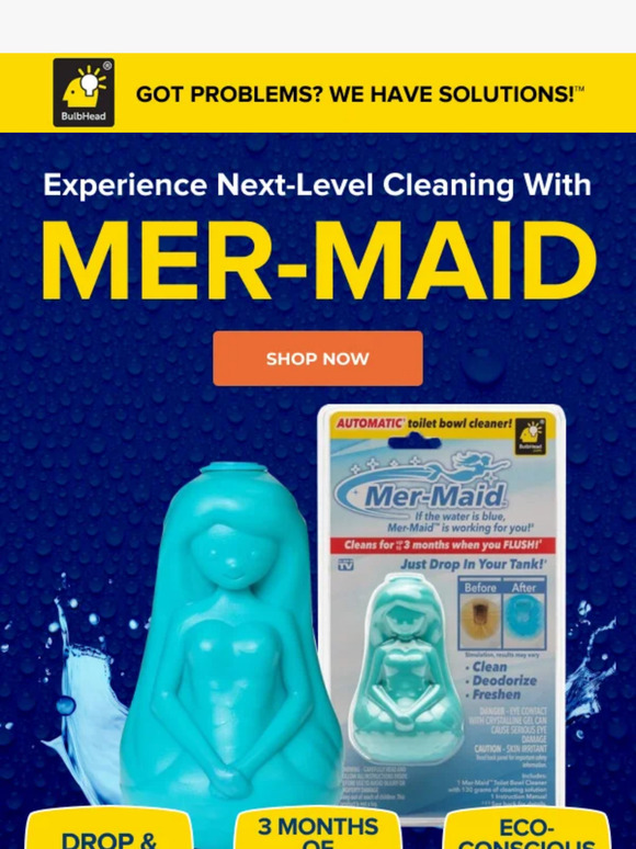 BulbHead: Transform Your Toilet Cleaning Routine with MER-MAID ...
