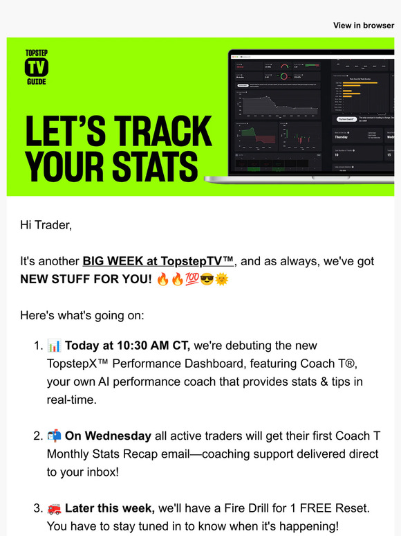 Topstep: 🔥 [WATCH NOW] AI Performance Dashboard | Milled