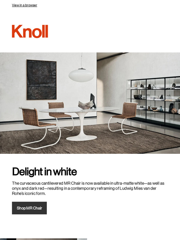 Knoll: Mies van der Rohe color plunge | Milled