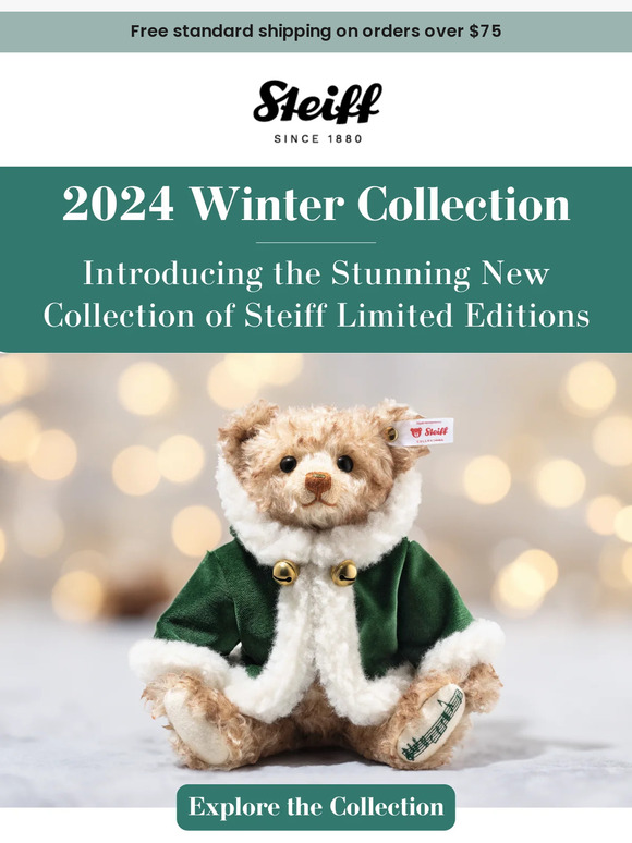 Steiff: Just Announced: The 2024 Fall Limited Edition Collection is ...