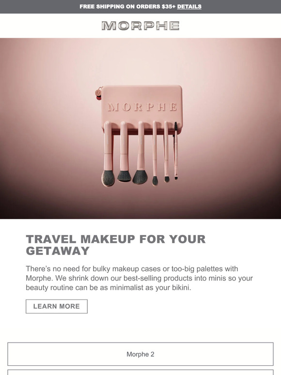 Morphe: Jet-Set Ready: Morphe Minis | Milled