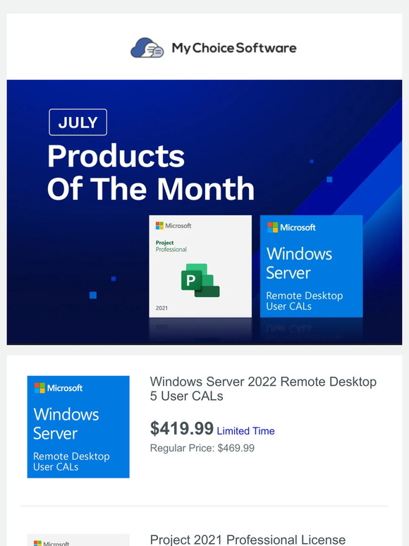 My Choice Software: 🌟July Products of the Month Are Here! | Milled