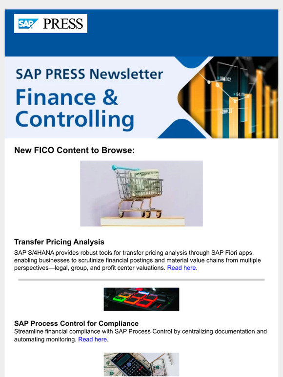 SAP Press: Explore transfer pricing analysis in SAP S/4HANA Finance in ...