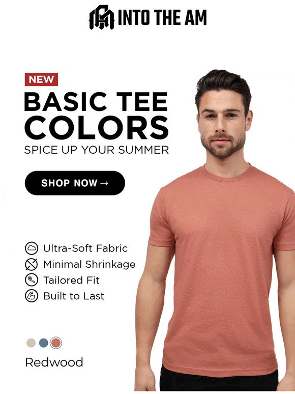 INTO THE AM: 🎨 New Colors for Your Favorite Basic Tee | Milled
