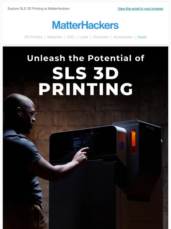 MatterHackers: What is SLS 3D Printing? | Milled