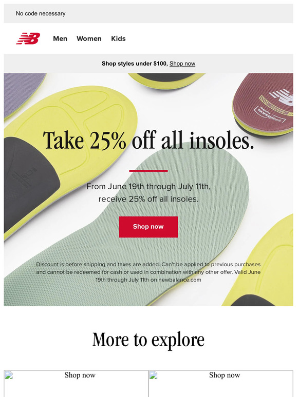 New Balance Email Newsletters: Shop Sales, Discounts, and Coupon Codes