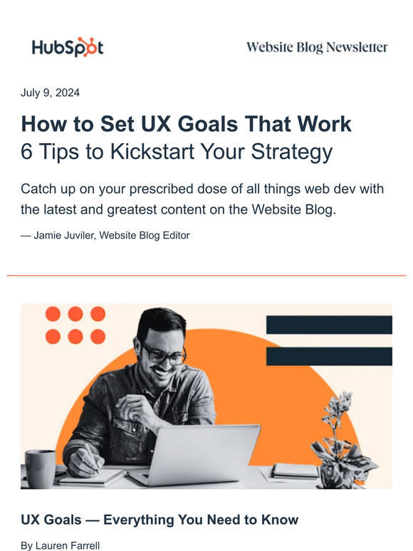HubSpot: How to Set UX Goals That Work | Milled