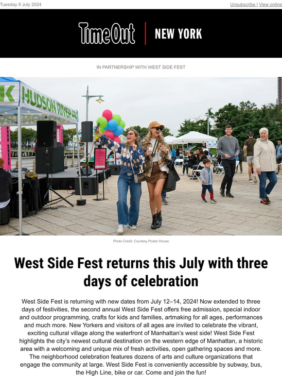 Time Out: Plan your visit to West Side Fest 2024 | Milled
