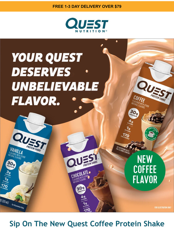 Quest Nutrition: Quest Shakes, Featuring Our New Coffee Flavor! | Milled