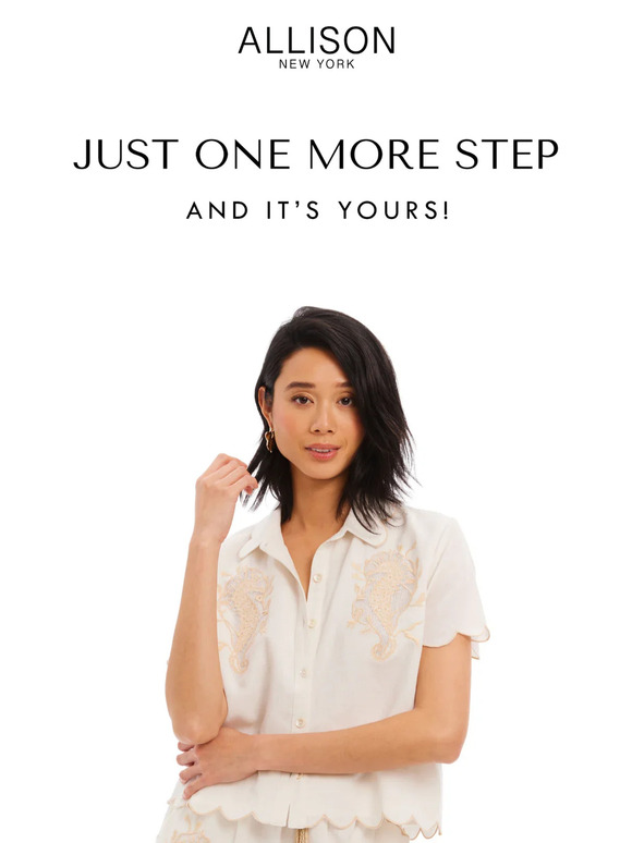 Shop Allison: We saw you peeking... | Milled