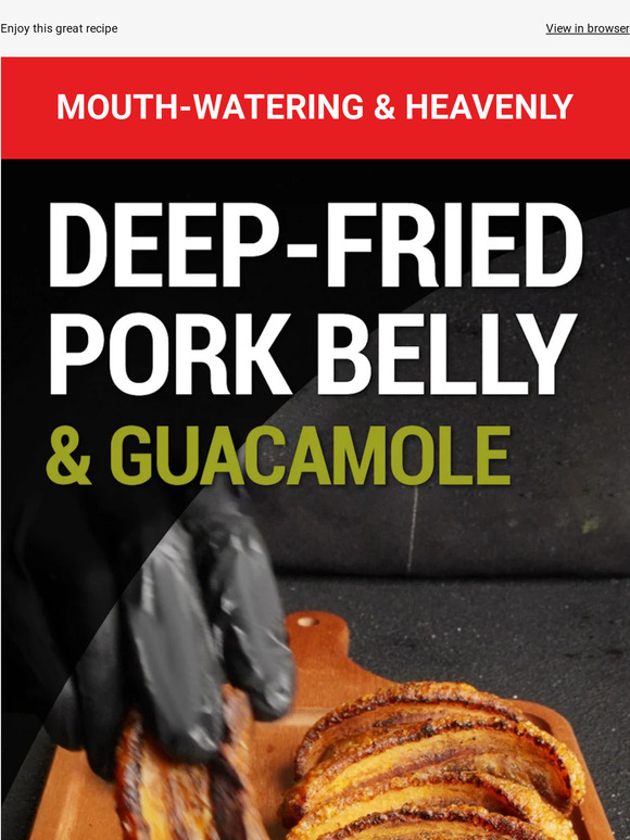 ThermoPro: Crispy, Savory, Delish😋Deep-Fried Pork Belly | Milled