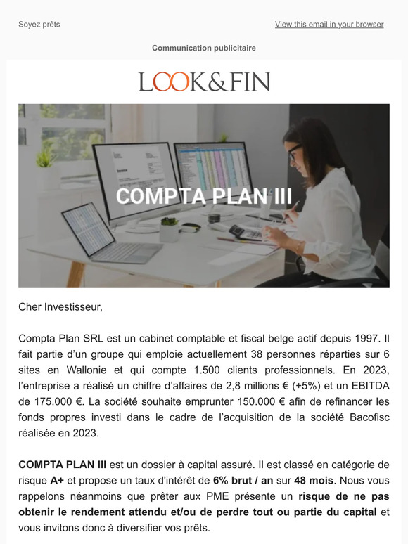 Look and Fin: Nouveau dossier A+ : COMPTA PLAN III | Milled