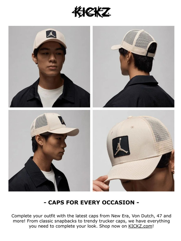 Kickz: Hey ! Style your outfit with new caps! | Milled