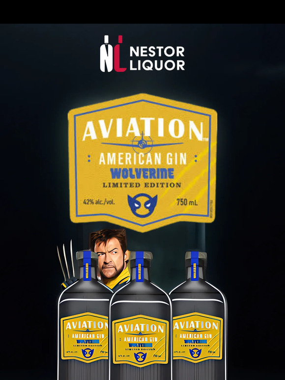 Nestor Liquor: 🚨Pre-Order Now: AVIATION X WOLVERINE GIN LIMITED EDITION ...