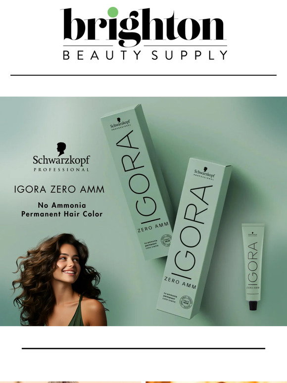 Brighton Beauty Supply: Enjoy Ammonia-Free Hair Color with IGORA ZERO ...