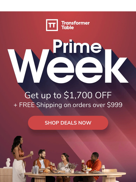 Transformer Table: Ready for Prime Week? 🔥 | Milled