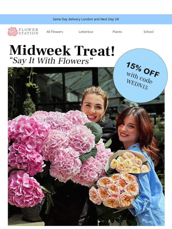 Flower Station: Midweek Flowers for Bc | Milled