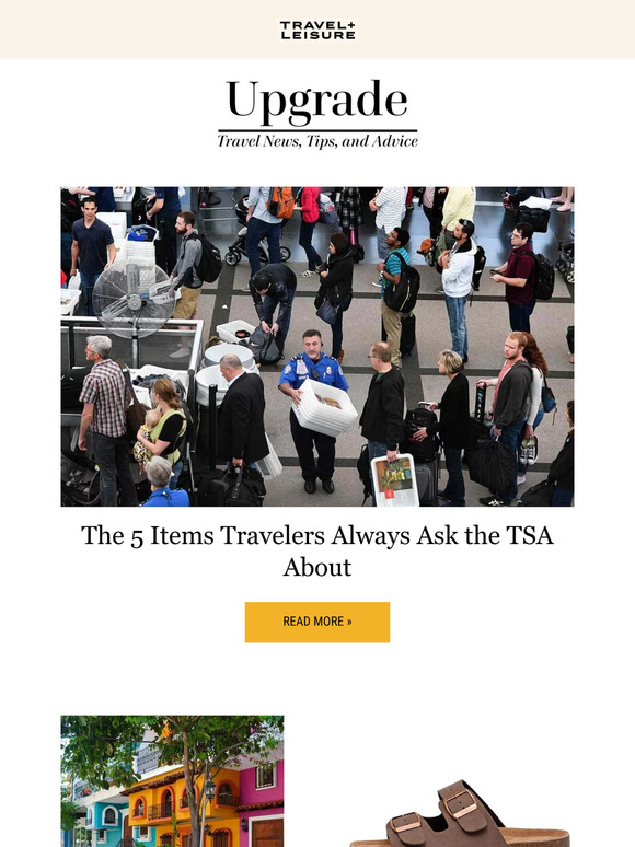 Travel + Leisure Club: The 5 Items Travelers Always Ask the TSA About ...