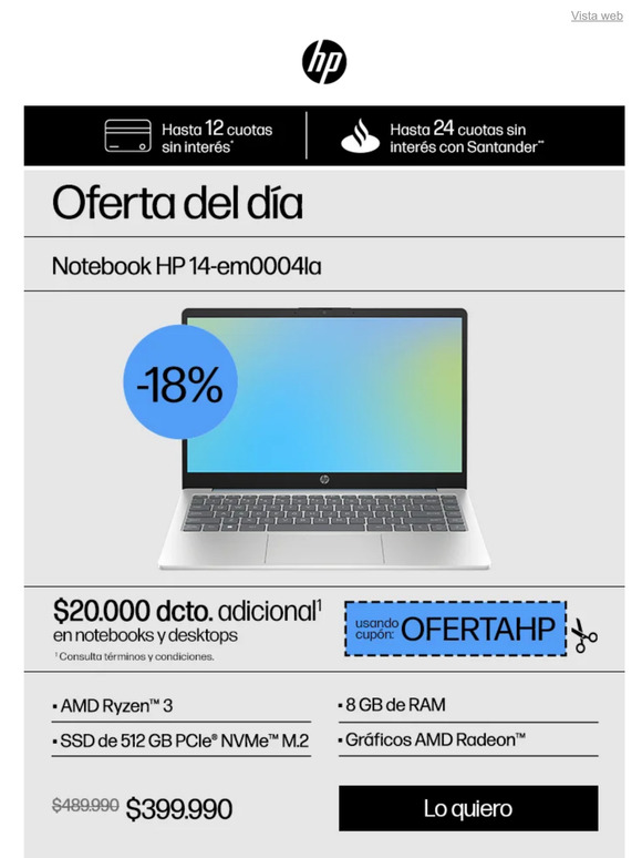 HP: Encontramos la oferta perfecta para ti 👉 | Milled