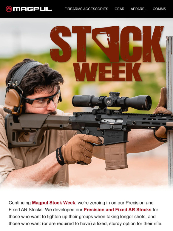 Magpul: Stock Week - Precision & Fixed Stocks | Milled