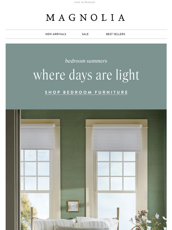 Magnolia Email Newsletters: Shop Sales, Discounts, and Coupon Codes