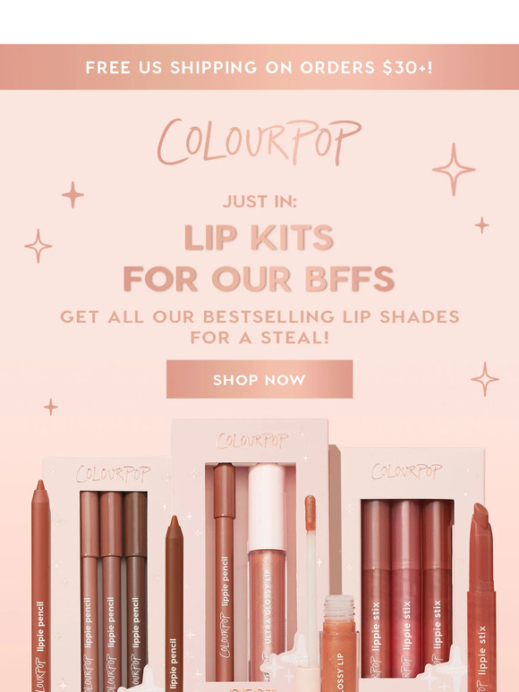 ColourPop: Better together: Lip kits are HERE! 💋 | Milled