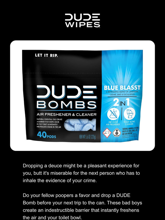 DUDE Products: The Pre-Poop Ritual of Champions 💣🚽 | Milled