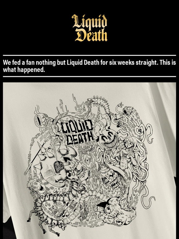 Liquid Death: Death Stew Tee | Milled