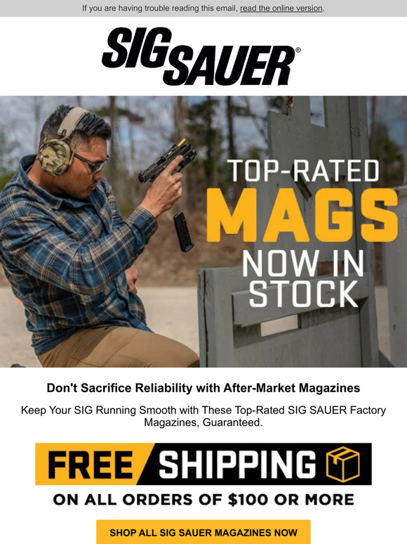 SIG SAUER: Stock up on Mags + Enter to Win a P365-FUSE and P320-FLUX ...