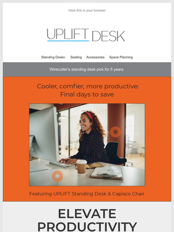 UPLIFT Desk: Summer office upgrade: Final days to elevate your ...