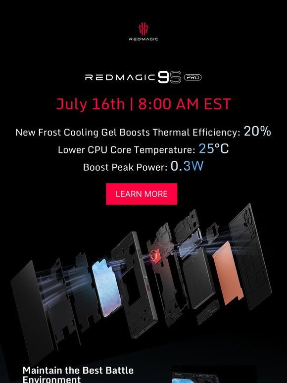 RedMagic: 🆒Keep It Cooler Than Ever with REDMAGIC 9S Pro | Milled