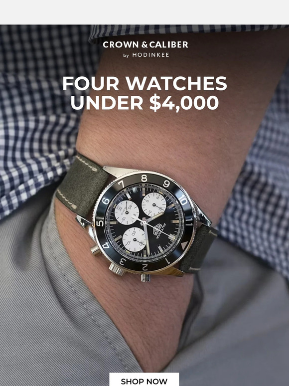 Crown & Caliber: Four Staff Picks Under $4,000 | Milled