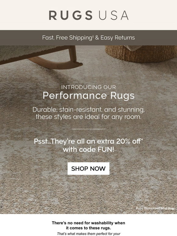 Rugs USA: Inside: The right type of rug for any room. | Milled